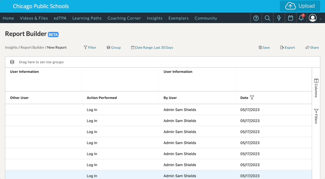 How to group columns in Report Builder – TORSH Talent