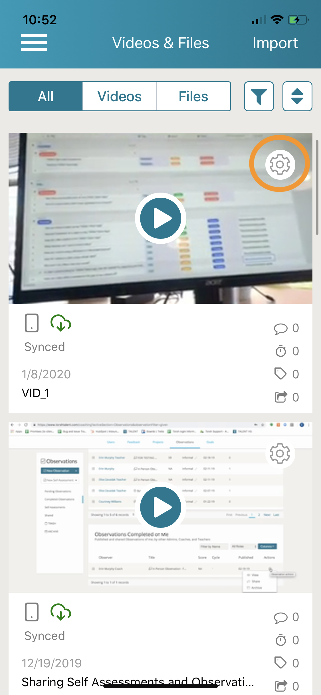 How to manage videos and files on the TORSH Talent Mobile App – TORSH ...
