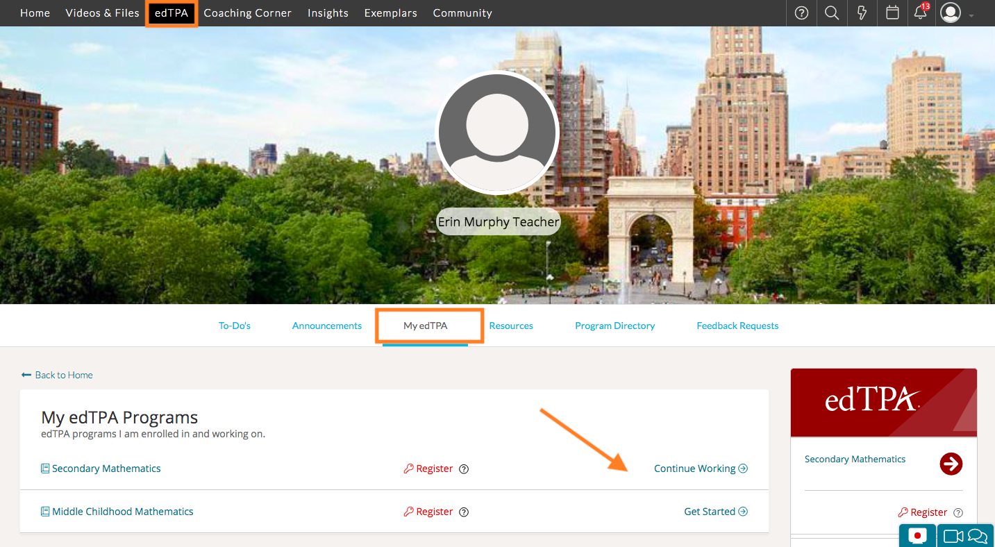 Where to view instructions on how to complete your edTPA Portfolio ...