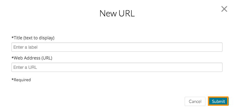 How to add a URL to your Videos & Files – TORSH Talent