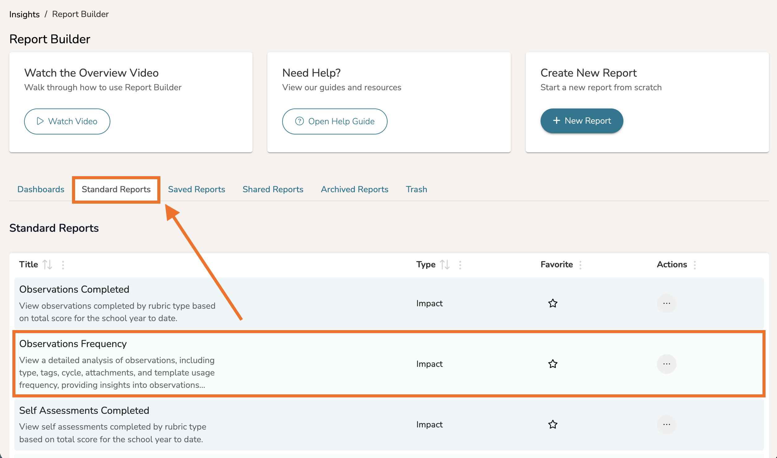 How to run a report of Observation Frequency in Report Builder – TORSH ...